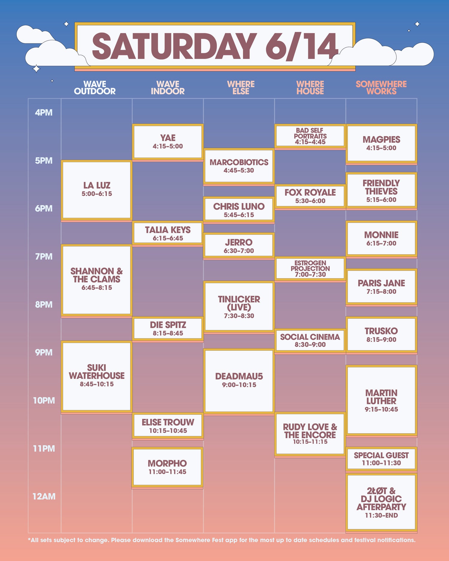 2025 Schedule – Somewhere Music Fest & Conference - Wichita KS